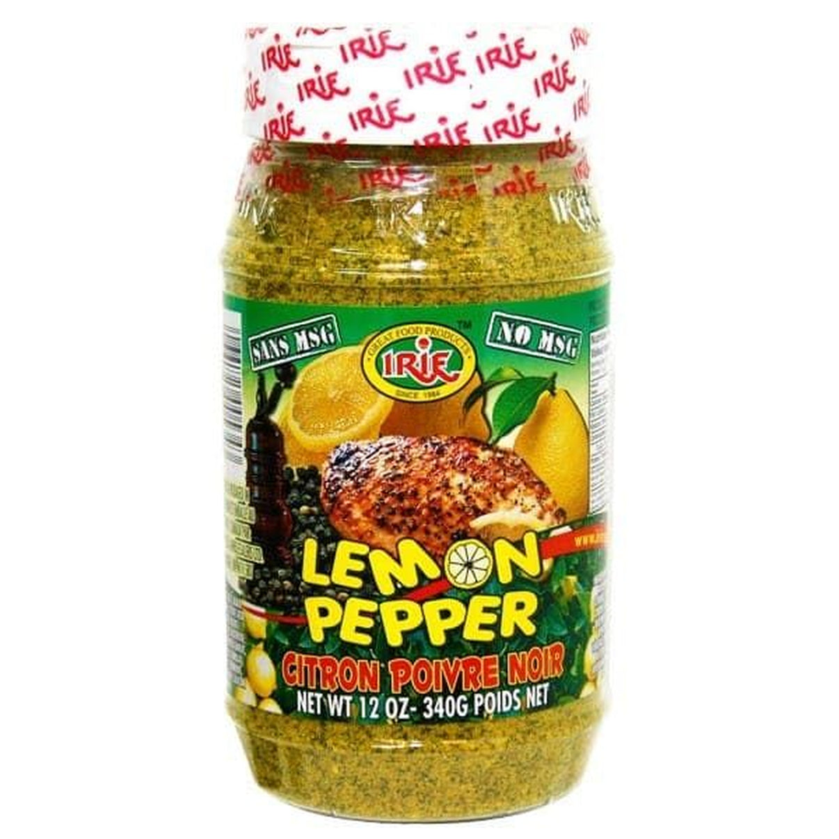 Irie Lemon Pepper Seasoning 340G – GEM'S GROCERY